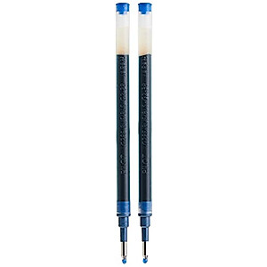 PILOT G2 Gel Ink Refills For Rolling Ball Pens, Ultra Fine Point, Blue Ink, 2-Pack (77288)