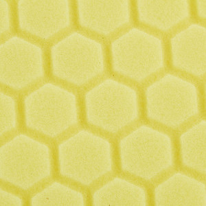 Chemical Guys BUFX_101_HEX Hex-Logic Self-Centered Heavy Cutting Pad, Yellow (7.5 Inch Fits 7 Inch Backing Plate)