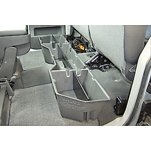 DU-HA Under Seat Storage Fits 04-21 Nissan Titan King & Crew Cab Dk Grey, Part #40011