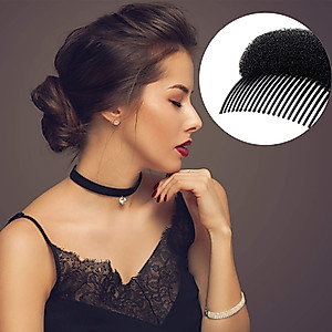 16 Pieces Hair Bump Sponge, Padding Volume Insert Tools, Simple Braid Tools, Bases up Combs, Hair Styling Accessories for Girls & Women