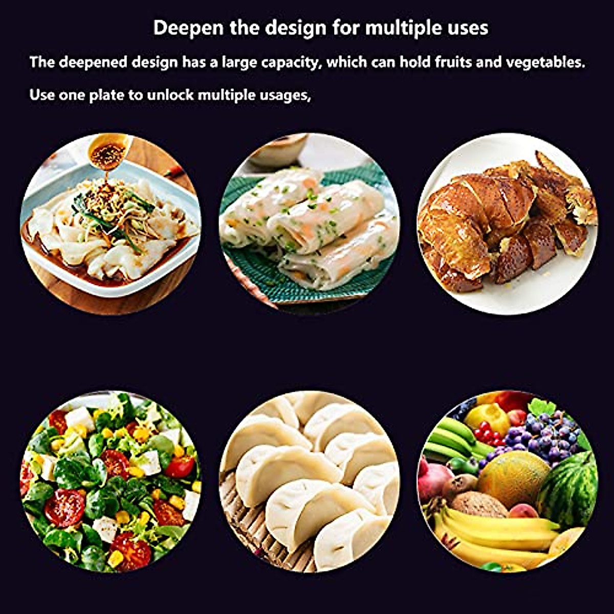 AUNMAS Rectangular Baking Pan and Rack, Easy Healthy Roasting Pan for Cooking Baking(23.5 * 17.5 * 5CM)