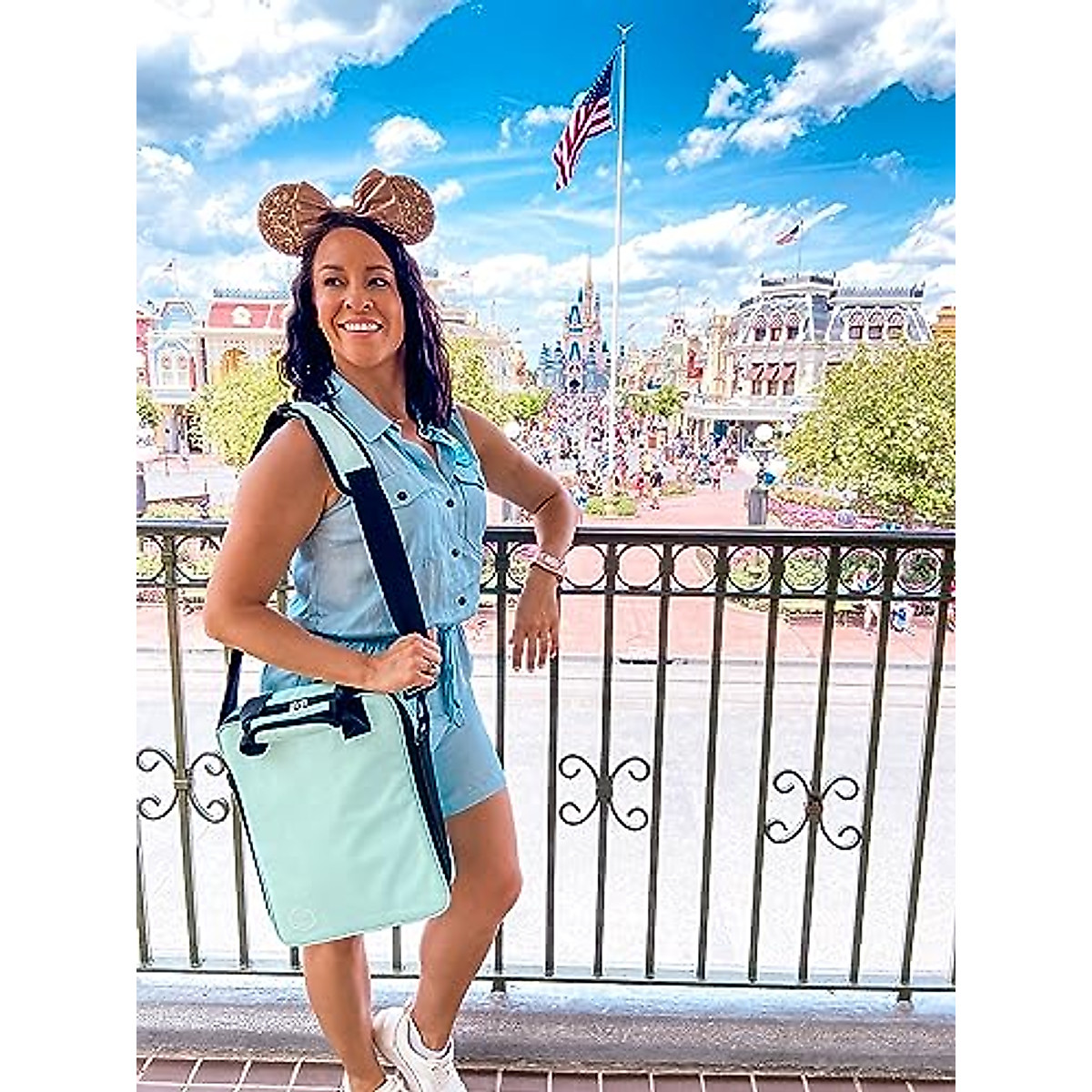 Ultra Slim Cooler | Beach Cooler |Beer Cooler | Pack and Go | Holds 10 Cans | Durable Exterior | Thick Insulation | Paddle Board Cooler | Hiking Cooler | Poolside Cooler | Kayak Cooler