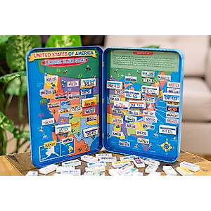 Bendon TS Shure License Plate Games Magnetic Activity Tin with Foam Magnet Sheet 50519
