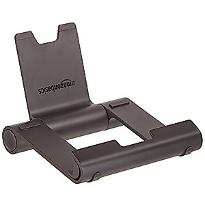 Amazon Basics Multi-Angle Portable Stand for iPad Tablet, E-reader and Phone - Black