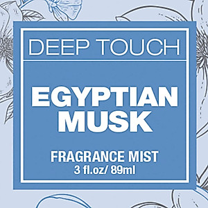 Difeel Deep Touch Body Mist Spray - Egyptian Musk 3 Ounces