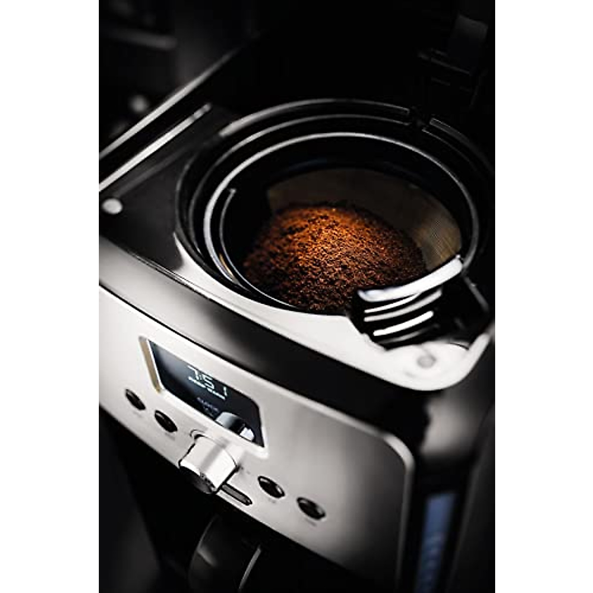 NRP Taller #4 Gold-tone Permanent Coffee Filter Compatible for KRUPS SAVOY, Braun, DeLonghi 12 cup Coffeemaker & More