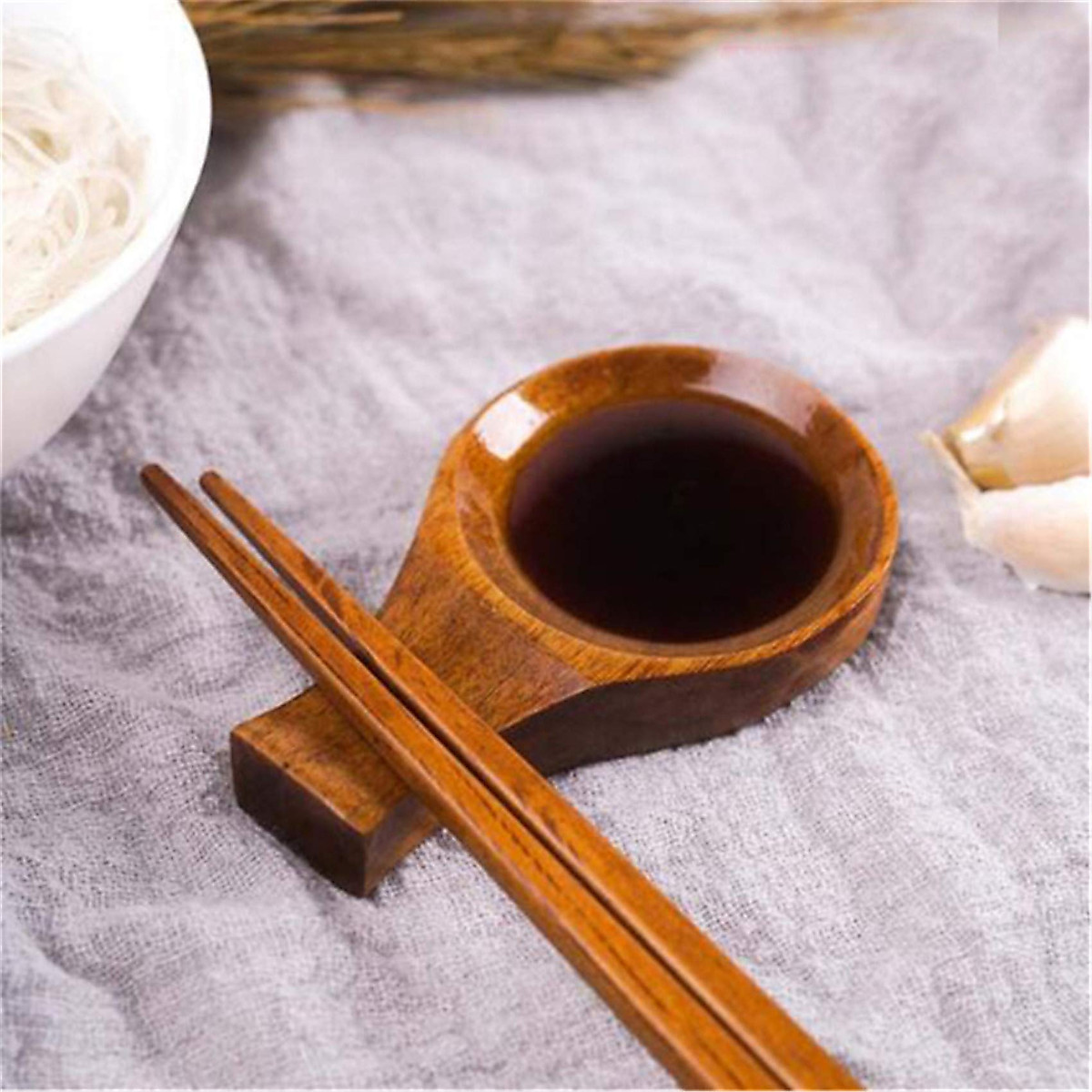 Mvude Kitchen Spoon Rest Spoon Holder Cute Spoon Rest for Coffee Stir Spoon Rest, Brown, As description