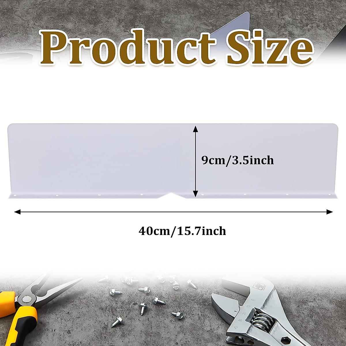 2 Pcs Gutter Valley Splash Guards Downspout Diverter Roof Rain Diverter Roofing Gutter Guards with 20 Screws Gutters for House Residential Flat Shingle Roofs Corner (White, Bent Style)