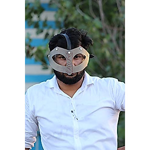 R S E Medieval Masks Medieval Party Décor Cosplay Golden Crusader Knight Masks Soldier Mask for Cosplay Knight