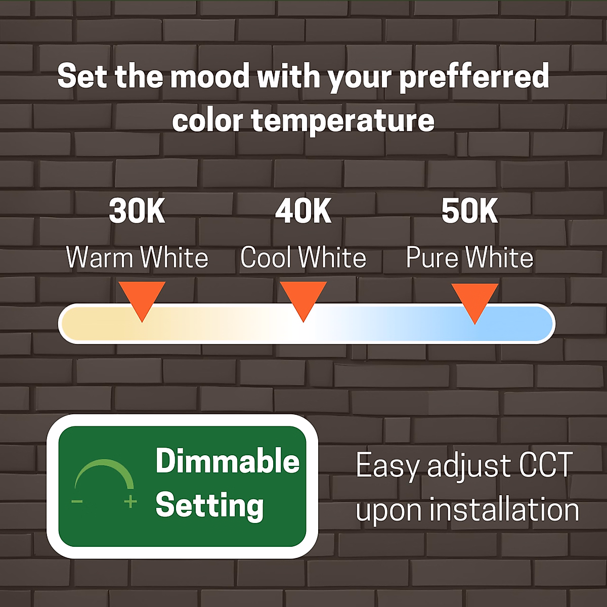 E2 Lighting Non Cut Off LED Wall Pack 80 watts with Emergency Battery Backup and photocell / E2WP80W27V50K-E, RoHs Compliant UL and DLC Certified LED Wall Packs Commercial, 5 Year Warranty