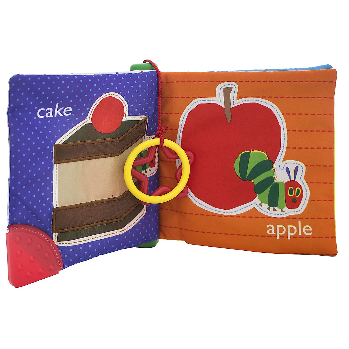 World of Eric Carle, The Very Hungry Caterpillar Fun Foods Soft Book Teether