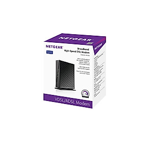 NETGEAR High-Speed Broadband DSL Modem (DM200-100NAS). Compatible with CenturyLink, Verizon, and Frontier)