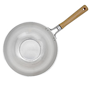 Nordic Ware Naturals Aluminum Cookware, 10-Inch, Spun Wok