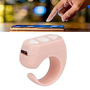 Remote App Page Turner, Ergonomic Cell Phone Remote ABS for Watching TV (Pink)