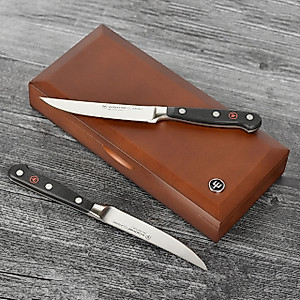 Wusthof Classic Steak Knife Set with Wood Case (4 Piece)