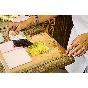 Genuine Gold Leaf Sheets 24k - by Barnabas Blattgold - 3.1 inches - 25 Sheets Booklet - Loose Leaf