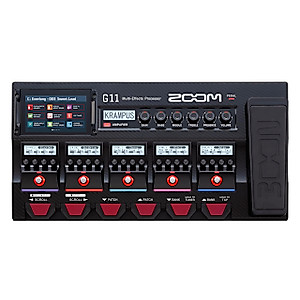 Zoom G11 Guitar Multi-Effects Processor with Expression Pedal, with Touchscreen Interface, 100+ Built in Effects, Amp Modeling, IR, Looper, Audio Interface for Direct Recording to Computer