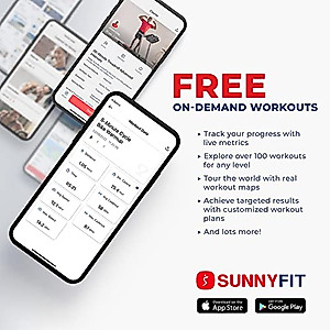 Sunny Health & Fitness Endurance Premium Magnetic Resistance Interactive Indoor Cycling Exercise Bike with Exclusive SunnyFit® App Enhanced Bluetooth Connectivity - SF-B1877SMART Gray