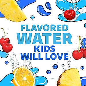 Capri Sun Roarin' Waters Tropical Tide Naturally Flavored Water Kids Beverage (40 ct Pack, 4 Boxes of 10 Pouches)
