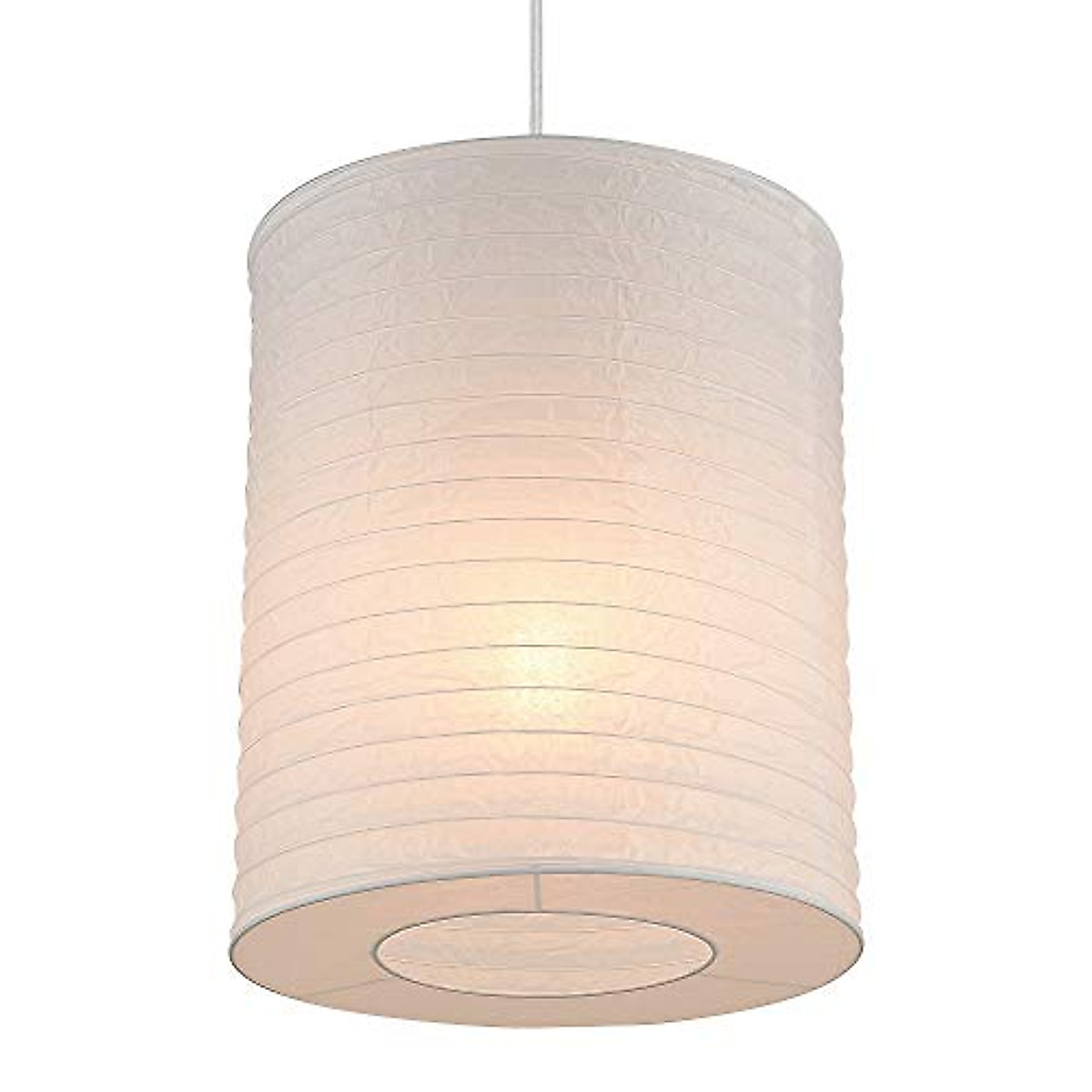 Globe Electric 60764 Novogratz x Globe Pendant, White Lantern
