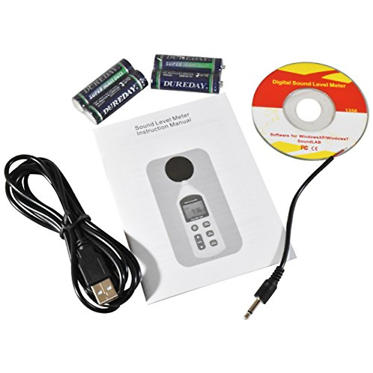 BAFX Products - Decibel Meter/Sound Pressure Level Reader (SPL) / 30-130dBA Range - 1 Year Warranty