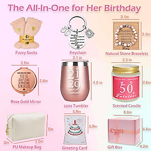 21st Birthday Gifts For Her Women, 21 Year Old Birthday Gifts For Women, Happy 21st Birthday Basket Gifts Box for Best Friends Female Daughter Sister Girlfriend Coworker Bestie Women Birthday Unique