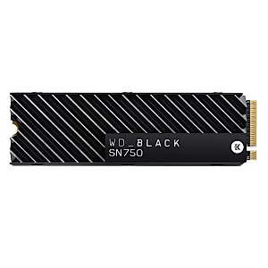 WD_Black SN750 500GB NVMe M.2 Internal Gaming SSD with Heatsink