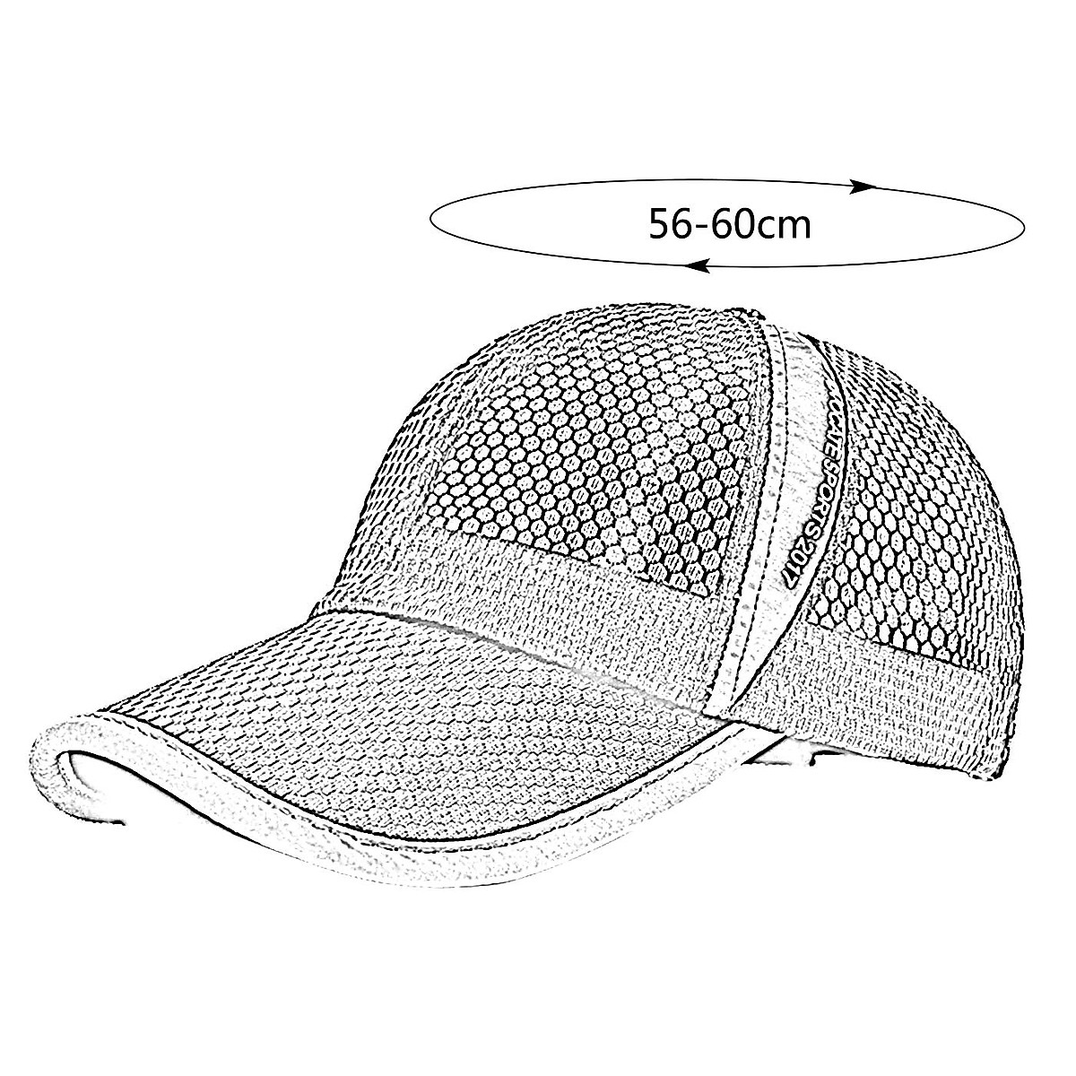Sun Visor Hats for Men Lightweight Baseball Caps with Sun Protection