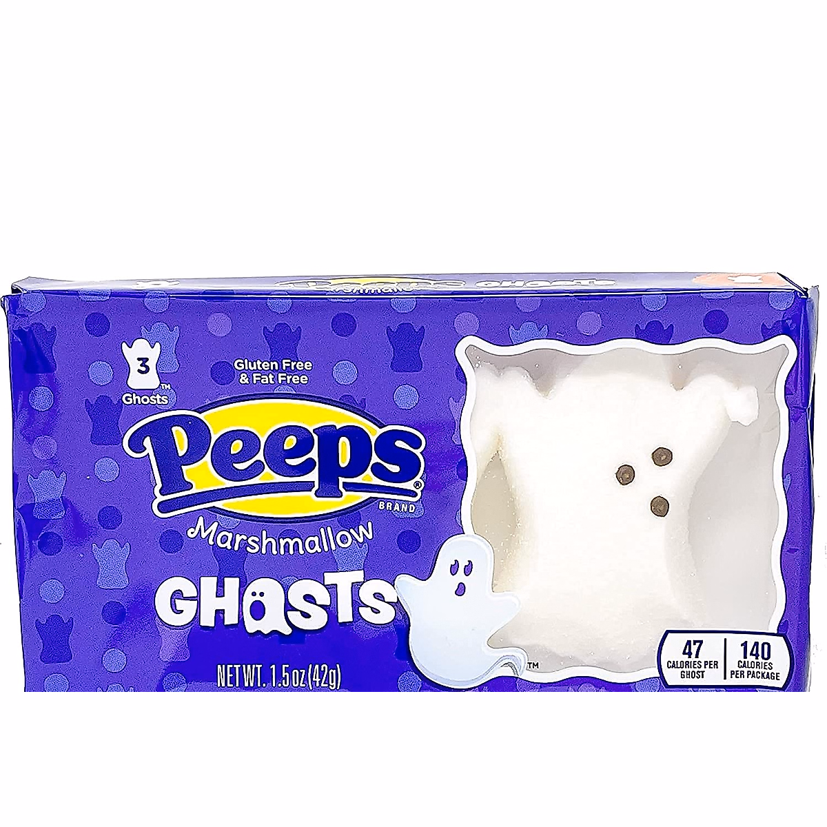 Halloween Peeps Candy Bundle - 4 Pack of Marshmallow Peep's - Perfect Halloween Candy, Fall Candy, Trick Or Treat Candy - Pumpkins, Monsters, Skulls, Ghosts - 7.5 Ounces