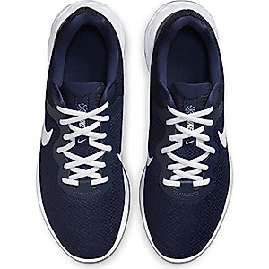 NIKE Men's Race Sneaker, Midnight Navy White Obsidian Ashen Slate, 9.5