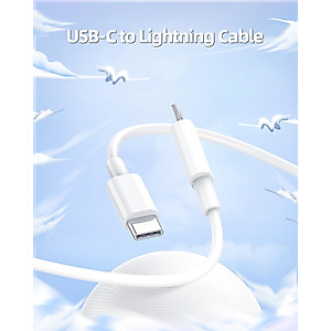 20W USB-C Fast Charger Fit for iPad 10th Generation Gen 2022 10.9" Tablet A2696 A2757 A2777 with 2 Charging Ports and C-C AC Power Supply Adapter Cord Cable