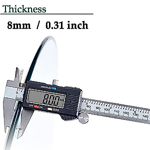 Yesbon Tempered Glass Lazy Susan Round Turntable 360° Rotating Dining Table Tempered Glass Table Top Lazy Susan Transparent Serving Tray with 6 Anti-tilt Wheels,90cm