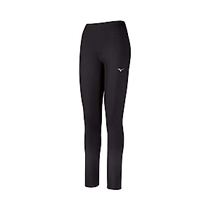 Mizuno Women's Full Length Tight, Black, Large