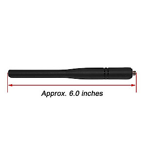 VHF Antenna Compatible for Motorola XPR3500 XPR3300 XPR7550 XPR7350 XPR7580 XPR7380 XPR7550e XPR7580e XPR7350e XPR7380e XPR3500e XPR3300e PMAD4117 PMAD4117A 136-174 MHz (2 Pack)
