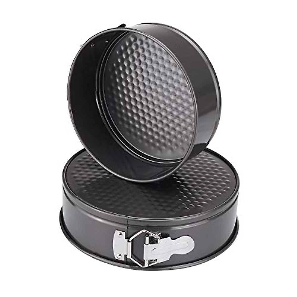 OMBX 4 Inch Cake Pan, Non-Stick Cheesecake Pan, Cake Pan, Springform Pan, Removable Bottom Cake Pan - Black