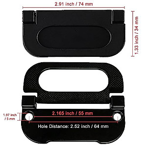 YourGift 6 Pack Self Adhesive Cabinet knobs, Self Adhesive Cabinet knobs, Stick Dresser Knobs, Aluminum Alloy Drawer Handles, Drawer Pulls