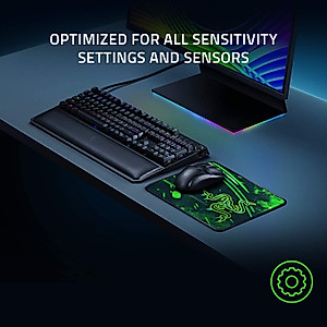 Razer Goliathus Speed (Small) Gaming Mousepad: Smooth Gaming Mat - Anti-Slip Rubber Base - Portable Cloth Design - Anti-Fraying Stitched Frame - Stealth