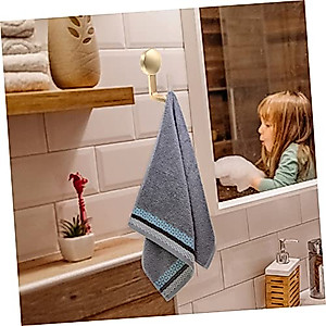 Cabilock 2pcs Double Round Coat Hook Stick on Hooks Heavy Duty s Hooks Door Robe Hanger Door Hooks cast Iron Hooks Stick on Wall Hooks Metal Wall Hooks Office Key Holder Zinc Alloy Curtain