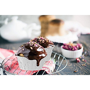 PARTY BARGAINS 4 oz Premium Aluminum Foil Muffin Liners - 100 Pack, 3.5'' Inch Round Ramekins for Cupcakes, Disposable, Freezer & Oven Safe Cupcake Baking Cups (Max 240°C)