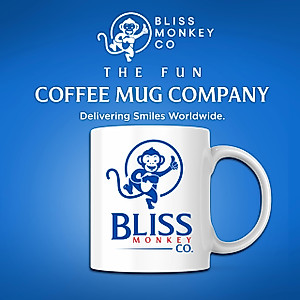 Bliss Monkey Co. Harris Walz 2024 Coffee Mug - Kamala Harris and Tim Walz Waltz '24 Election - 11 Ounce Coffee Cup - Premium Quality Ceramic - HWM005