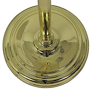 Décor Therapy PL3780 Floor Lamp, Polished Brass