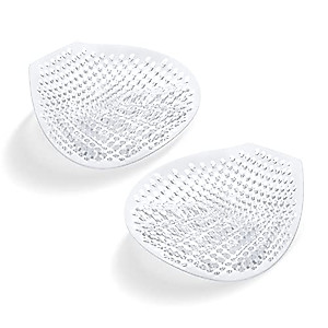 Yofidra Silicone Bra Inserts and Breast Enhancers, Add 2 Cups, Breathable, Reusable,1 Pair (Shell, M)