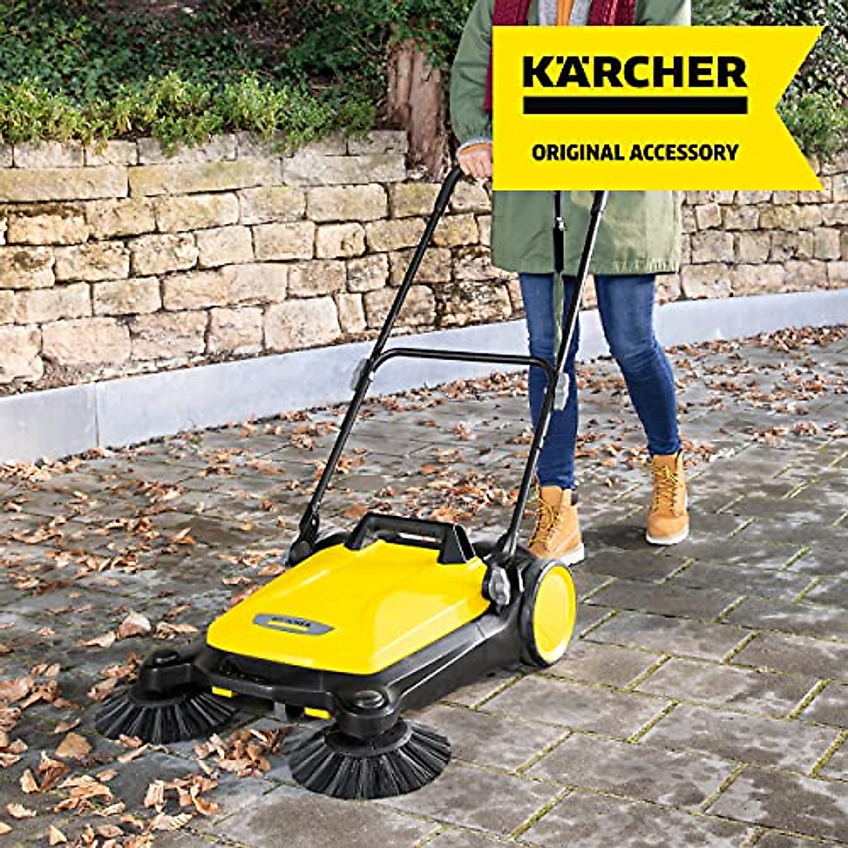Kärcher - Side Brushes for S 4 Twin Sweeper - Replacement Part - For Wet & Dry Conditions