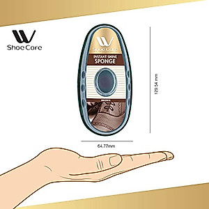 WBM Instant Shoe Shine Sponge,Brown,11ml