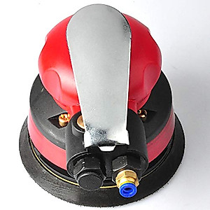 High Eagle 5'' Pneumatic Wet Orbital Sander Disc Portable Practical Air Palm Polisher Grinding Machine Kit with Inlet Joint Water Pipe