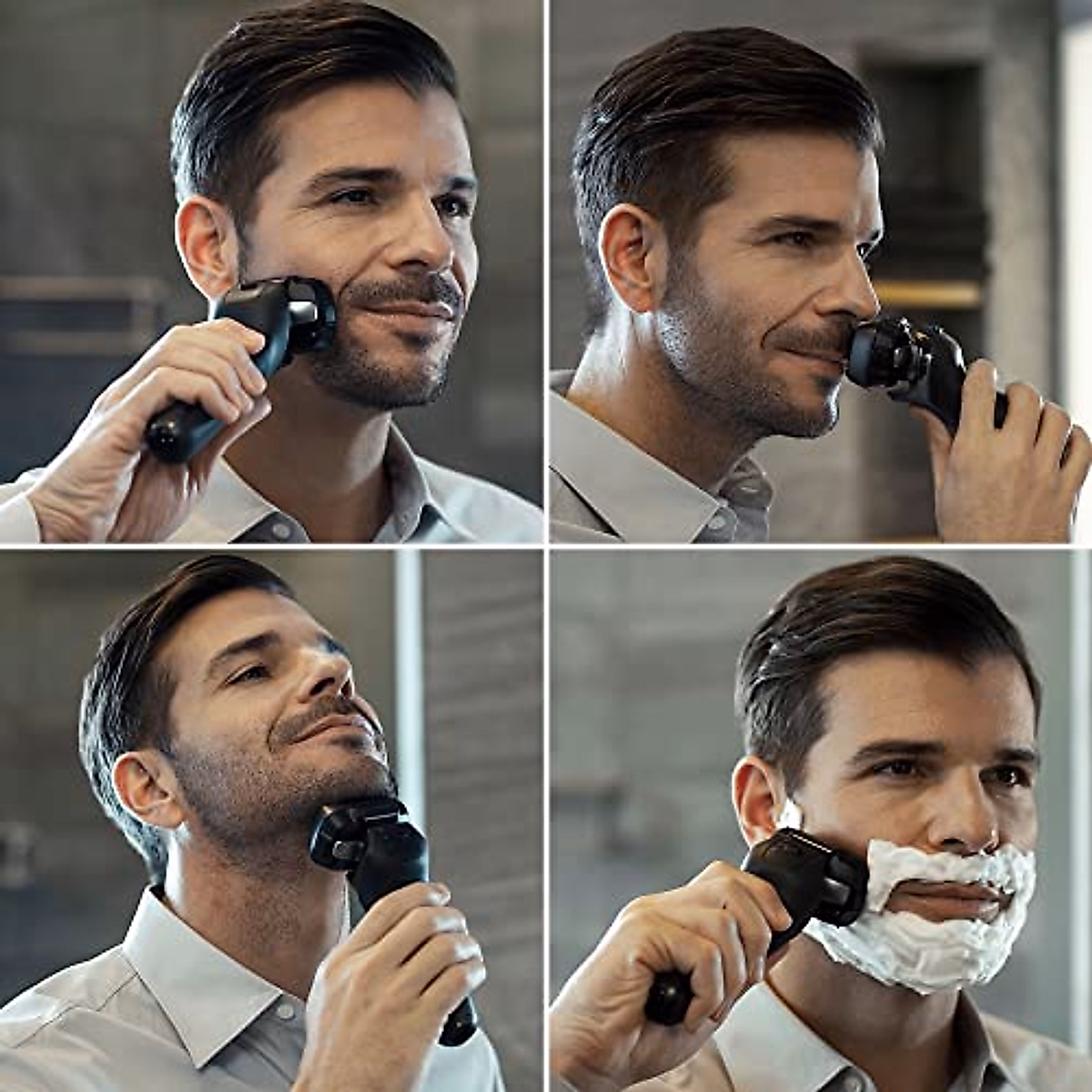 Panasonic Electric Razor for Men, Electric Shaver, ARC6 Six-Blade Electric Razor with Pop-Up Trimmer, ES-LS8A-K (Black)