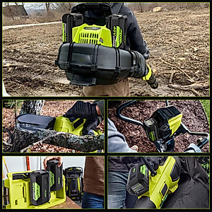 2Pack 6.0Ah Replacement for Ryobi 40V Battery and OP401 Charger Kit Compatible with Ryobi 40 Volt Lithium ion Battery OP4026 OP40261 OP4050 OP4040 OP40401 OP40201 OP40601 and Cordless Power Tools