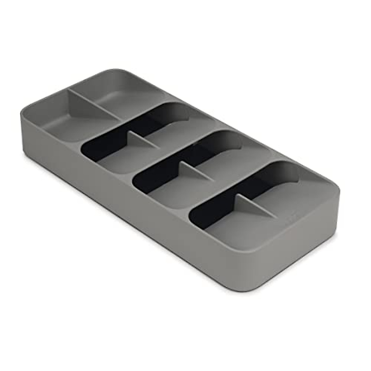 Joseph Joseph Wash and Drain Dish Tub, 1 EA, Gray & DrawerStore Compact Cutlery Organizer Kitchen Drawer Tray, Large, Gray
