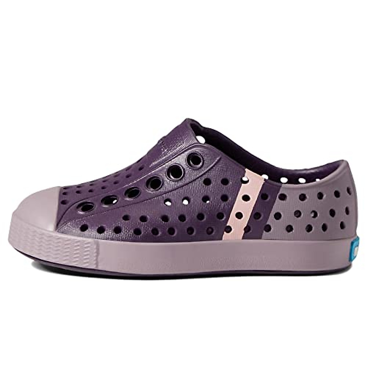 Native Shoes Girl's Jefferson Block (Little Kid/Big Kid) Cosmic Purple/Wildflower Purple/Wildflower Rose Block 1 Little Kid M