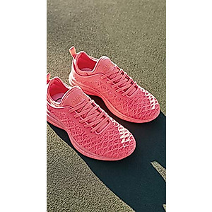 APL: Athletic Propulsion Labs Women's Techloom Phantom Sneakers, Magenta, Pink, 7 Medium US